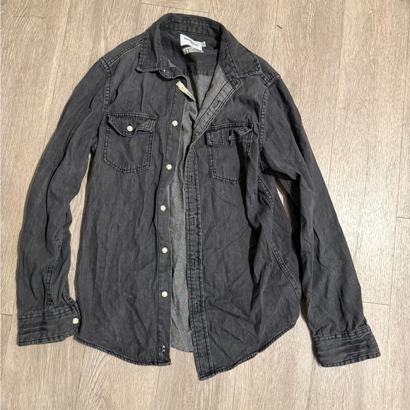 Goodfellow & Co | Jackets & Coats | Goodfellow Co Charcoal Shirt Jacket ...